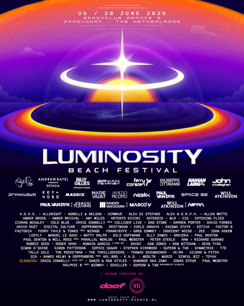 Luminosity Beach Festival 2026: Trance Paradise in Zandvoort – Full ...